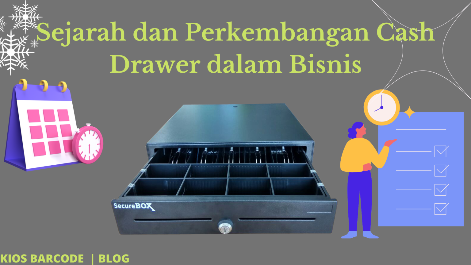 Sejarah dan Perkembangan Cash Drawer dalam Bisnis - Kios Barcode