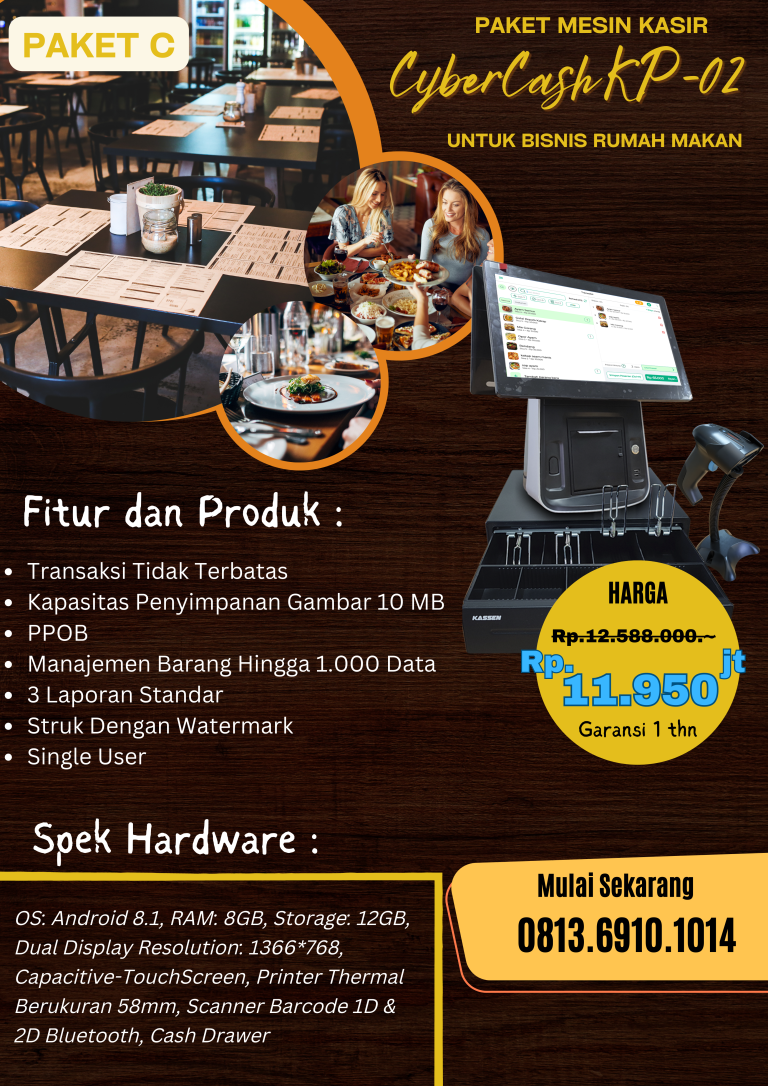 Meningkatkan Bisnis Rumah Makan Anda dengan Mesin Kasir CYBERCASH