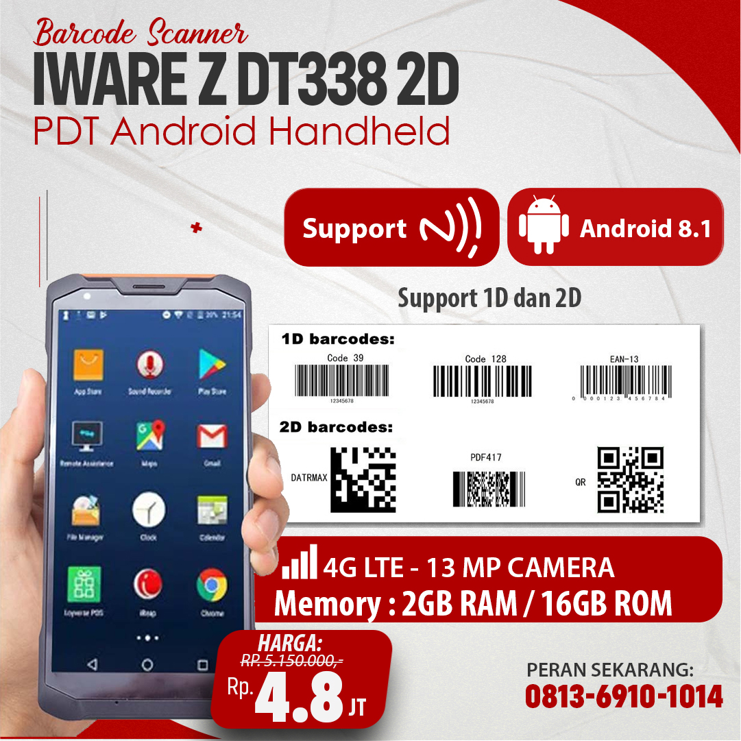 Scanner IWARE Z DT338: Solusi Cepat dan Efisien untuk Pemindaian ...