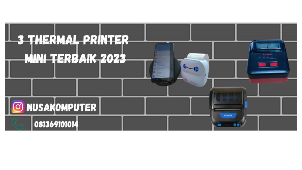 3 THERMAL Printer mini terbaik 2023 - Kios Barcode
